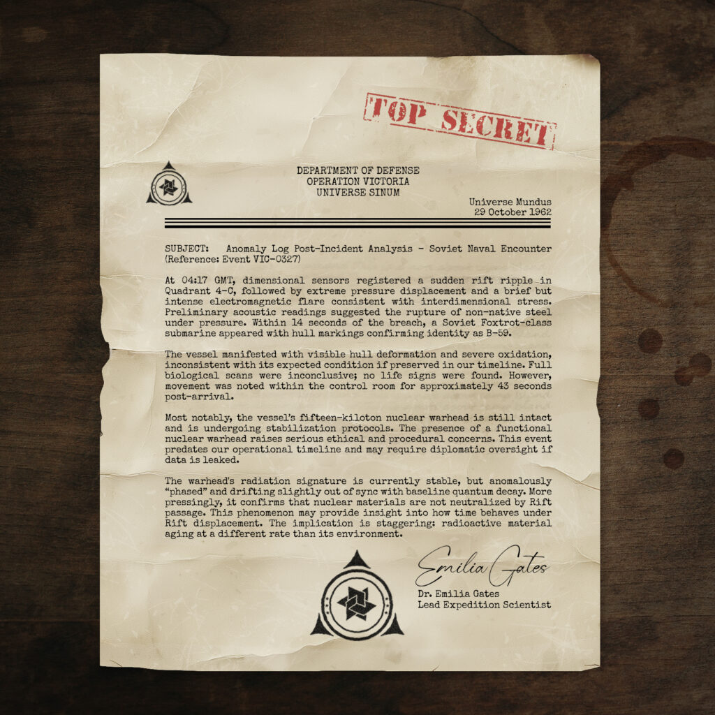 Anomaly Log Update #001 - Lost Rift